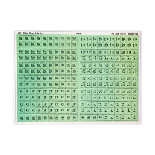 Avalon Hill Advanced Squad Leader Last Hurrah - Counters Only! NM | eBay