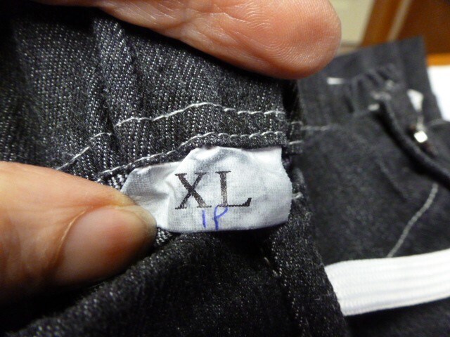 :) NEW women's elastic waist black jeans. size XL 37" W x 30.25" I | eBay