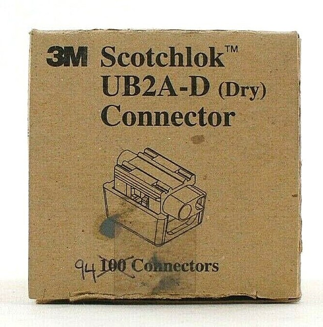 3M Displacement Connector 26-19 AWG Pk1000 Ub2a-d White for sale online ...