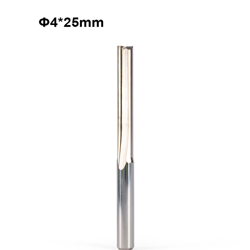 10pcs 4mm Double Two Flute Straight Slot CNC Router Bits Wood MDF ...