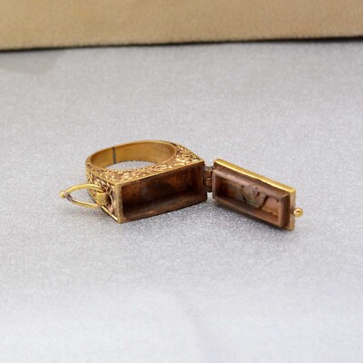 Snake Poison ring| Openable Poison Box Ring |Vintage Art Deco Ring ...