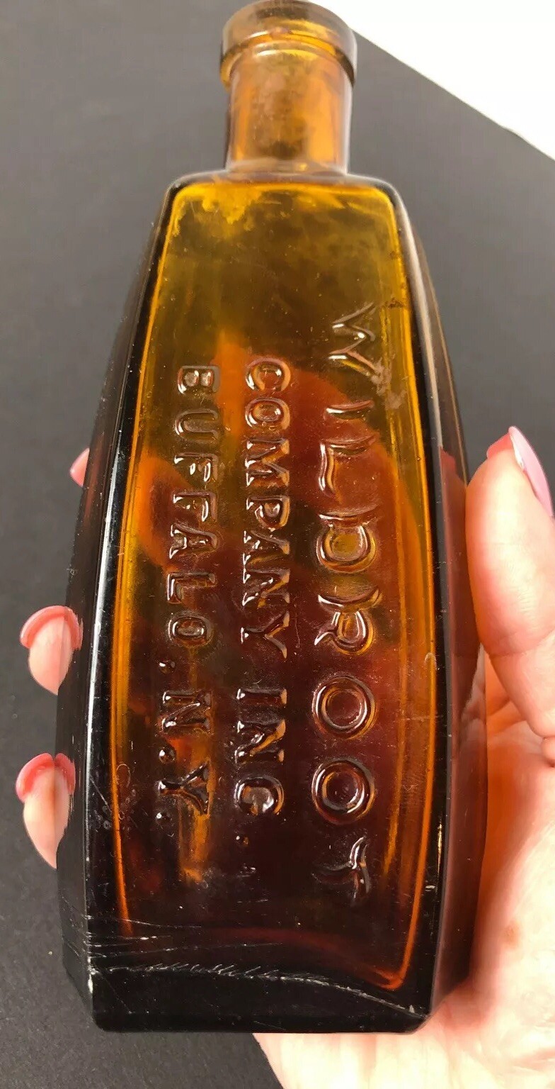 Antique Bottle Wildroot Company Inc, Buffalo N.Y. | eBay