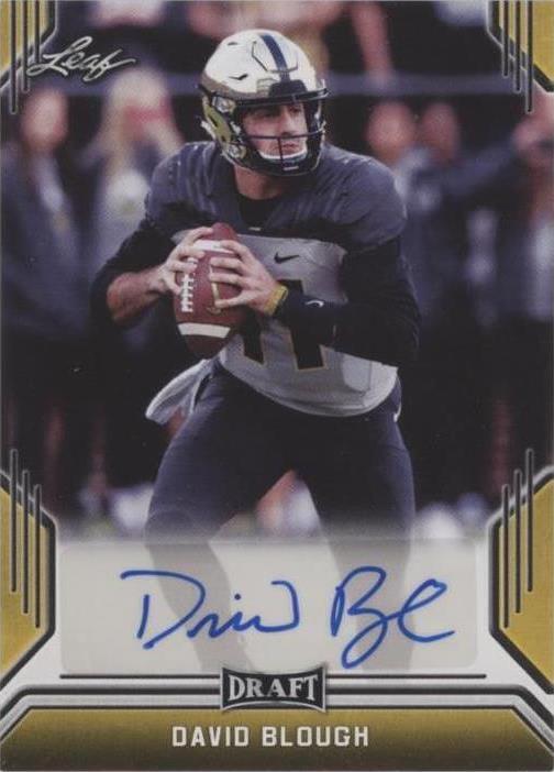 2019 Leaf Draft - Autographs David Blough #BA-DB3 Gold (AU, RC) for ...