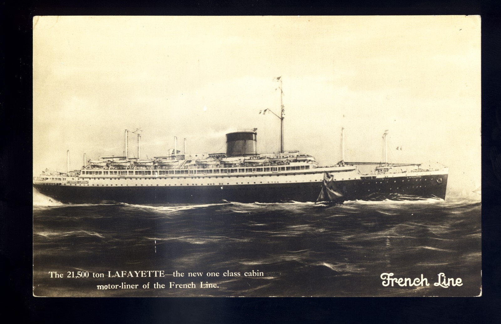 LS3438 - French Liner - CGT - Lafayette - postcard | eBay