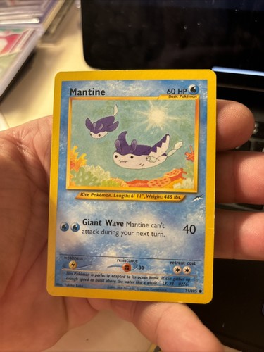Pokémon TCG Mantine Neo Destiny 74 Regular Unlimited Common | eBay