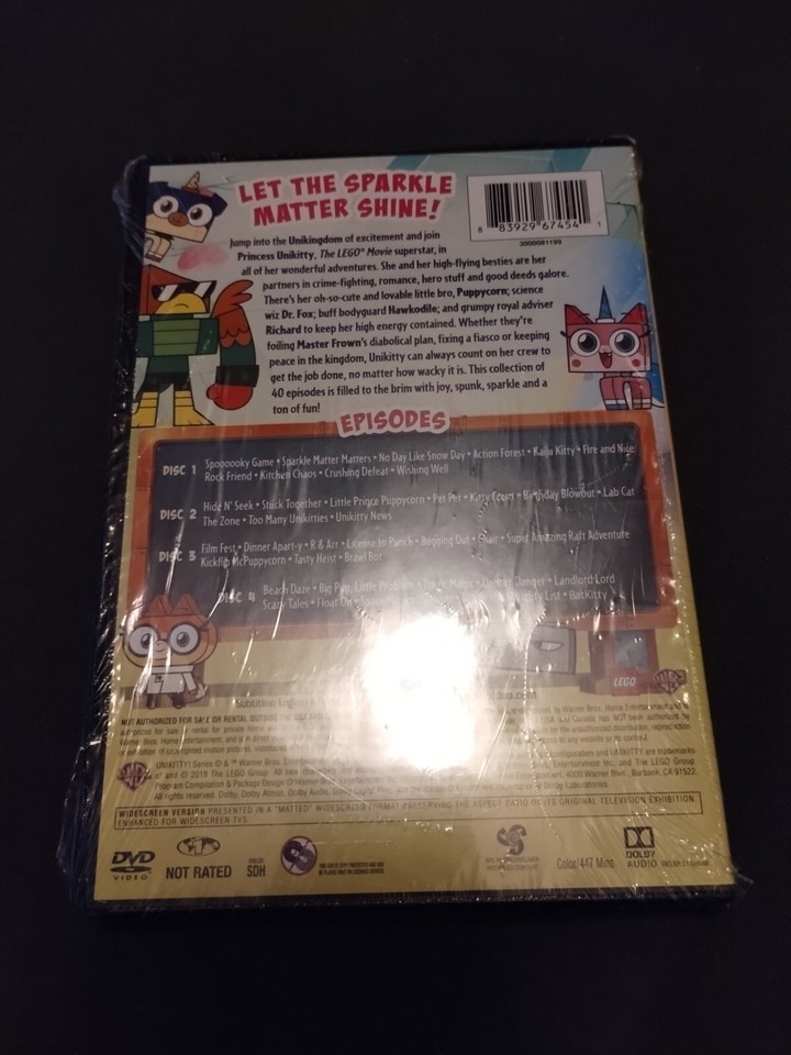 NEW Unikitty! The Complete First 1 One Season DVD Princess Lego Movies ...