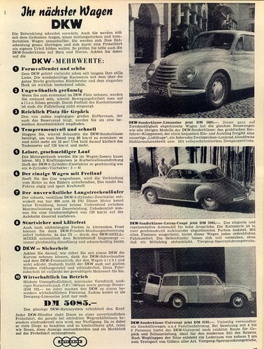 DKW-Coupe-1955-Reklame-Werbung-genuine Advert-La publicité-nl ...