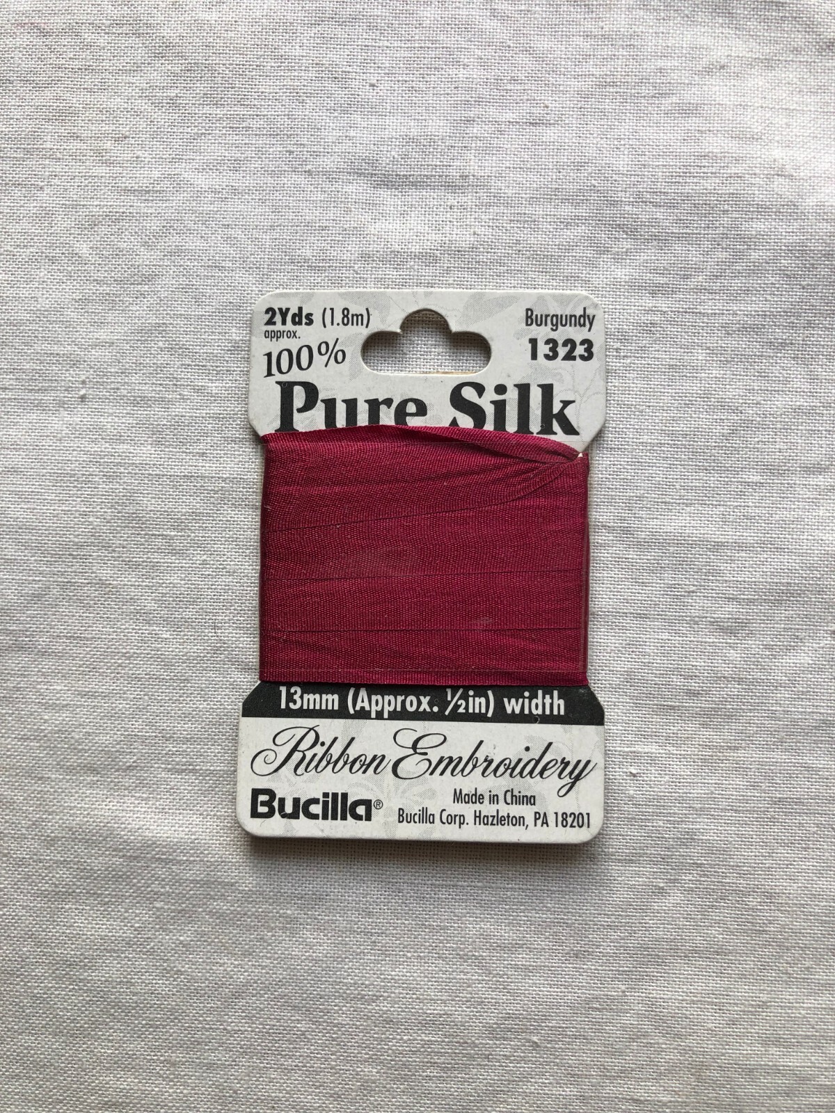 New Bucilla Silk Ribbon Embroidery Needlepoint 13 mm x 2 Yards - Choose ...