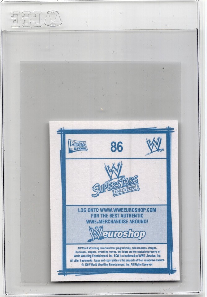 2007 Topps WWE Stickers Randy Orton #86 | eBay