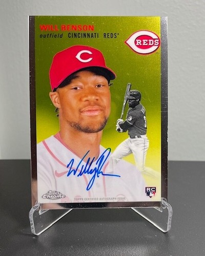 Will Benson 2023 Topps Chrome Platinum Anniversary Certified Autograph ...