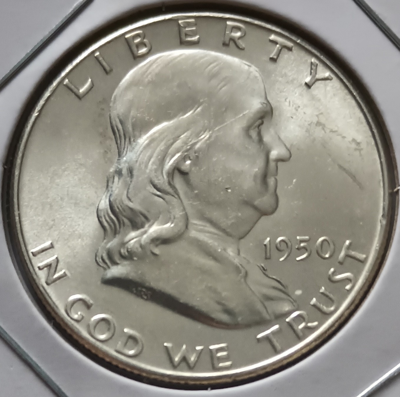 1950-P Franklin SILVER Half Dollar, Choice Uncirculated, Great Coin ...