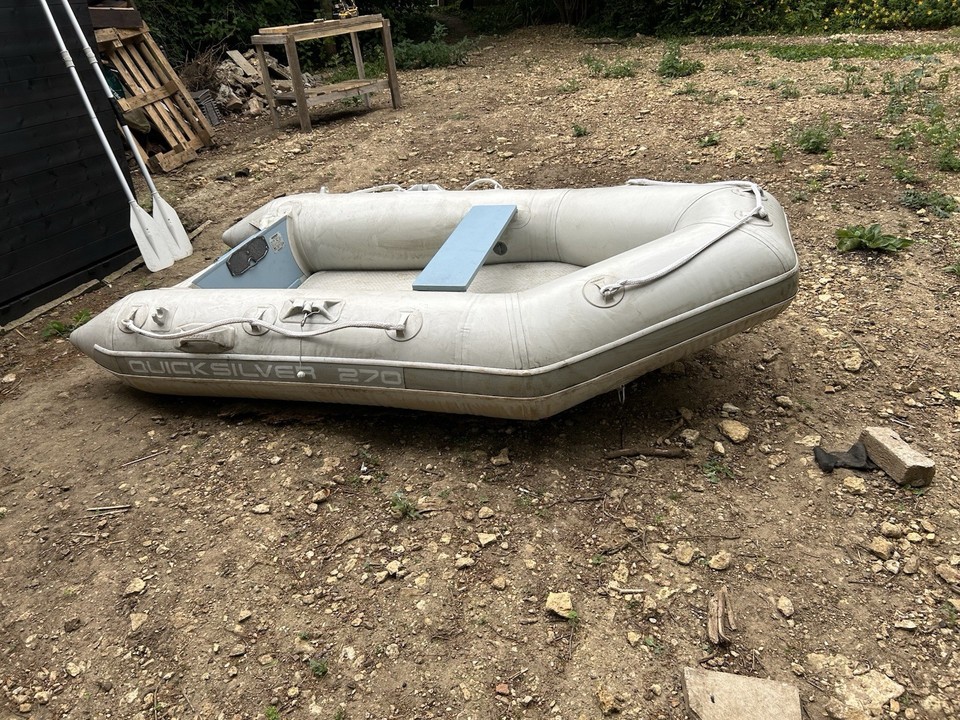 Quicksilver 270 By Mercury Dinghy Rib Rowing Fishing Boat Tender Not ...
