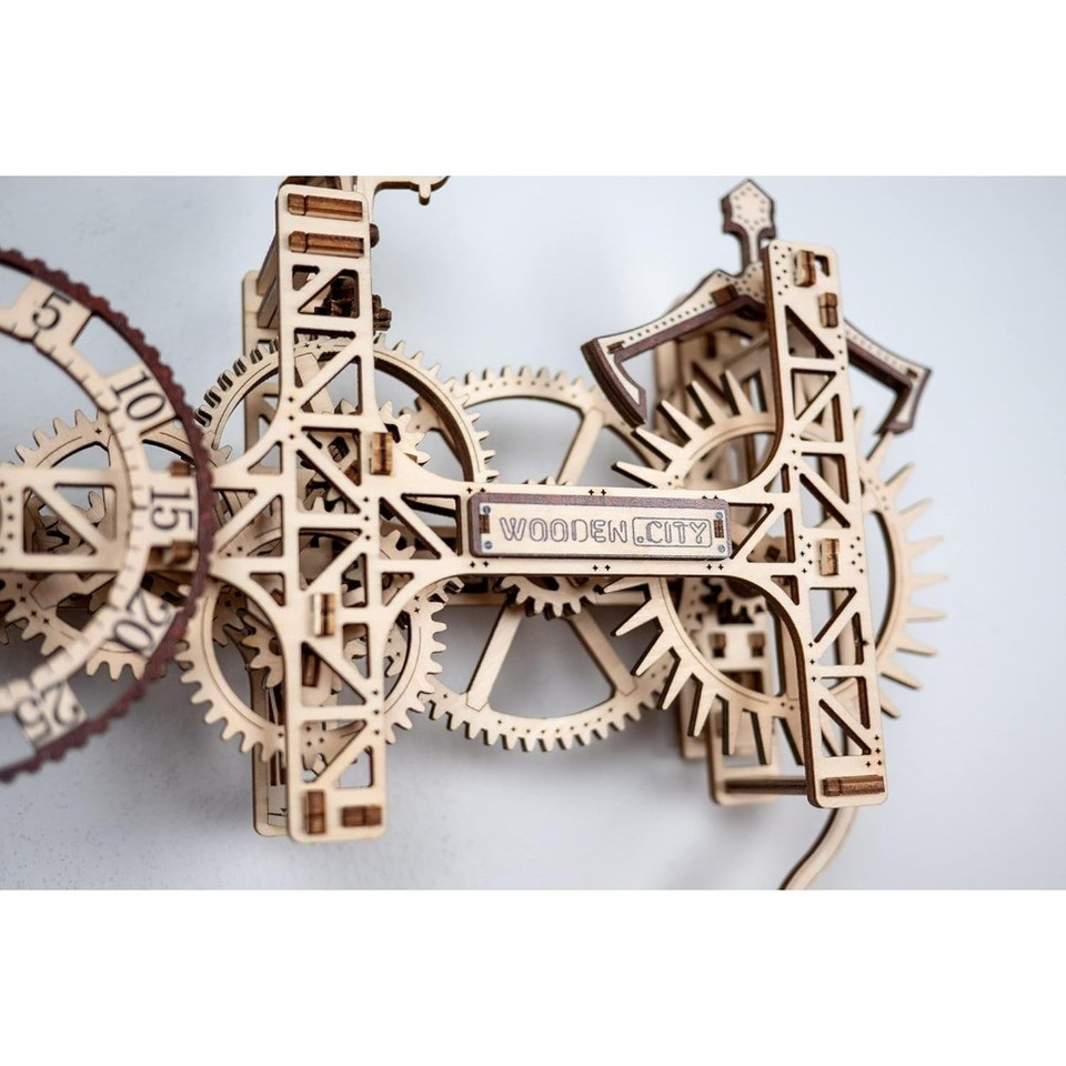 257Pcs Steampunk Mechanical Pendulum Clock 3D Wooden Puzzle Kit | eBay