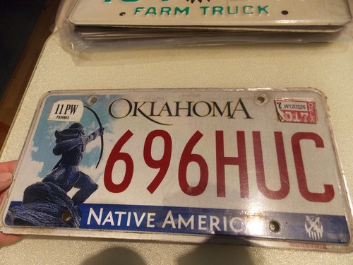2017 Oklahoma Native American License Plate | eBay