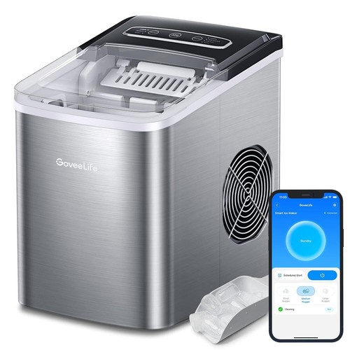 Smart Countertop Ice Makers, Self-Cleaning, Portable Ice Maker Works ...