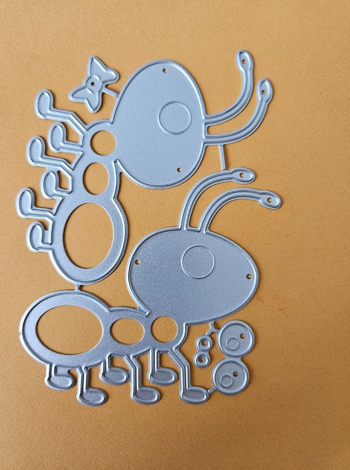 2 Ants Metal Cutting Die Picnic BBQ Animals Cards Scrapbooking Bugs ...