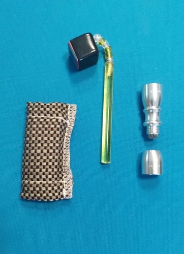 Yellow Transparent Acrylic Pocket Chalker with a Bowtie and Shaft ...