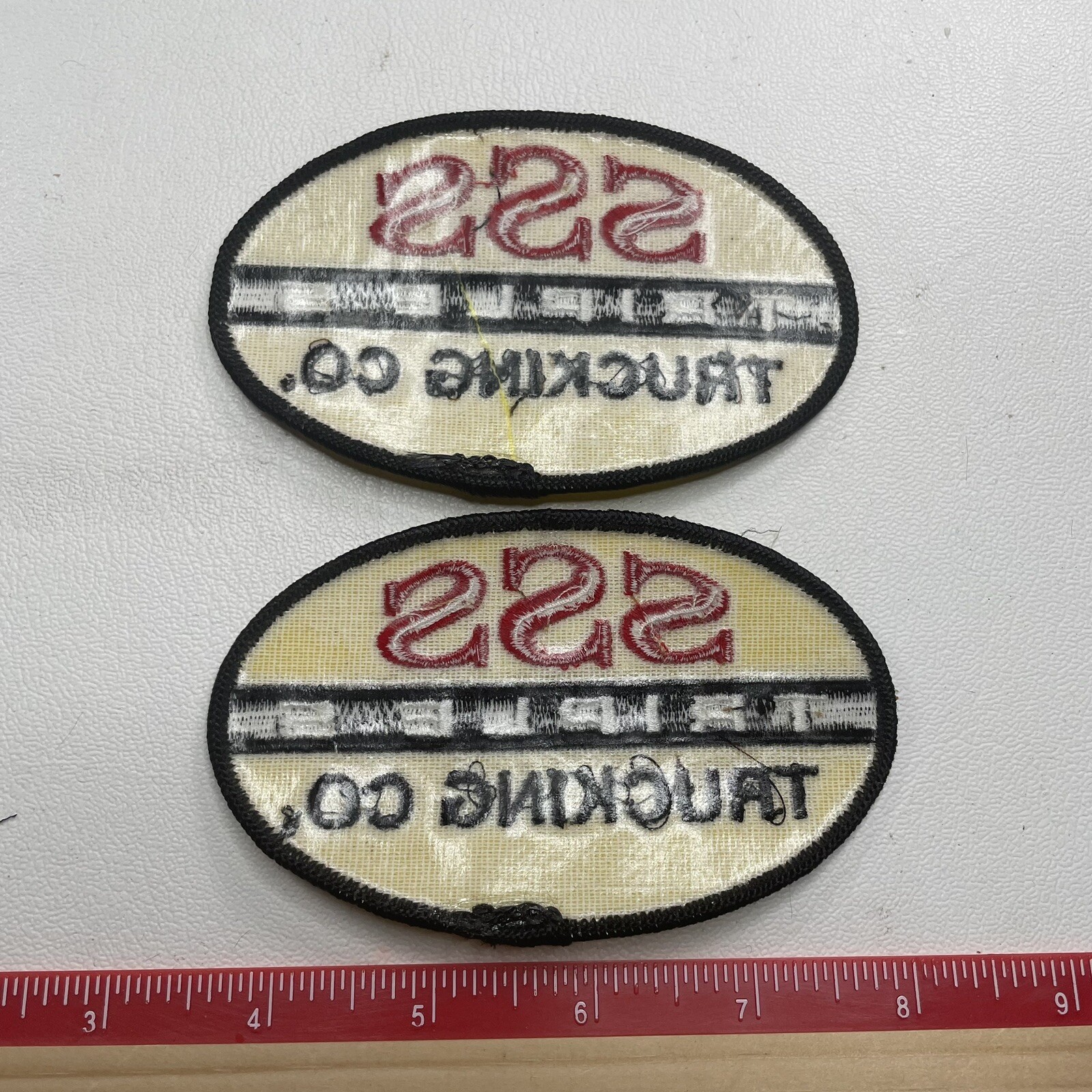 SSS Trucker Patches TRIPLE S TRUCKING (2 Patch Lot) B028 | eBay