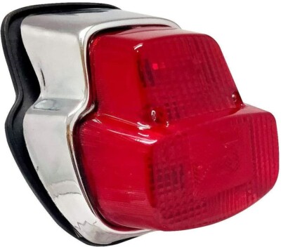 Bajaj Vintage Scotor Rear Tail Lamp with 12v Bulb For Chetak and Vespa ...