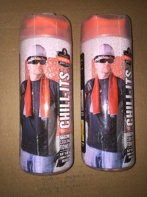 2 Ergodyne Chill-Its Â® 6602MF Evaporative Microfiber Cooling Towels ...