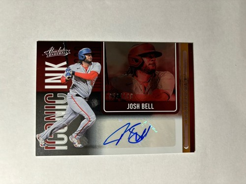 2022 Absolute Iconic Ink #16 Josh Bell Autograph /199 Nationals SP Auto ...
