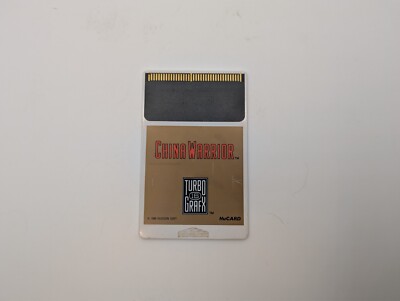 China Warrior NEC TurboGrafx-16 Authentic Tested HuCard+Case, No Manual ...