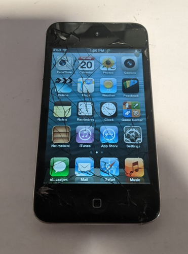 Apple iPod Touch 4th Gen. (A1367) - Black - 8GB - See Below! | eBay