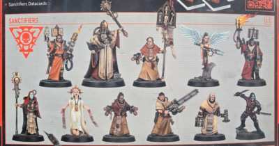 Warhammer 40k Imperial Agents Sanctifiers w/ Tokens and Datacards NEW ...