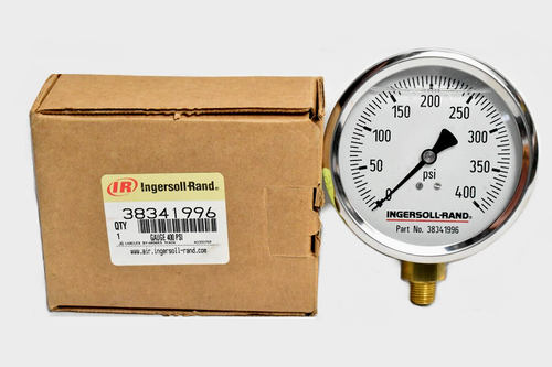38341996 Ingersoll Rand Pressure Gauge 0-400 Psi. Oil Filled for sale ...