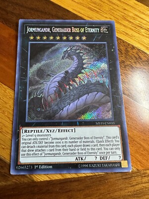 Jormungandr, Generaider Boss of Eternity MYFI-EN03 1st Ed Secret Rare ...