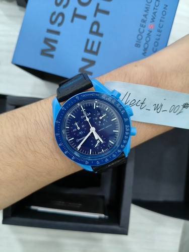 Swatch Mission To Neptune - Bioceramic Speedmaster Moon | eBay