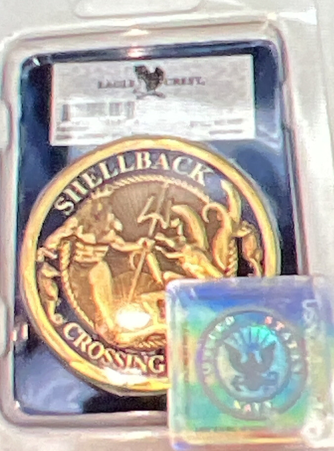 * US Navy Challenge Coin, Shellback US Navy Colors New Challenge ...