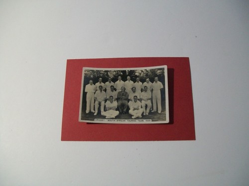 Cricket 1935 South Africa Test match Springbok Tour cigarette card ...
