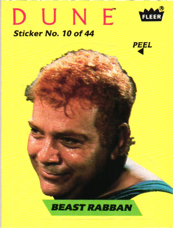 1984 Fleer Dune Movie Stickers (1-44) / U Pick Cards - Build Set / Buy2 ...