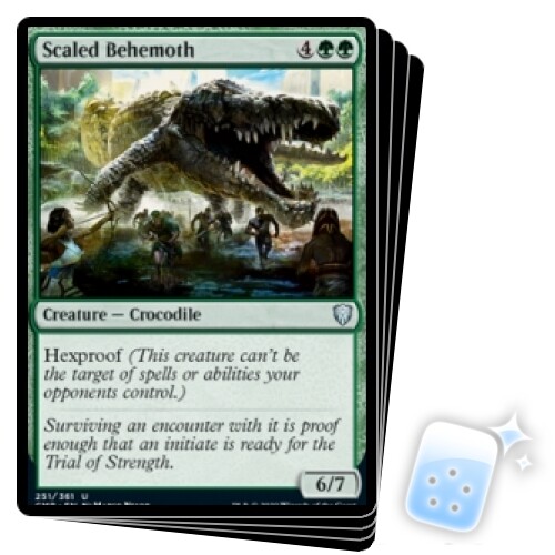 SCALED BEHEMOTH X4 Commander Legends Magic MTG MINT CARD | eBay