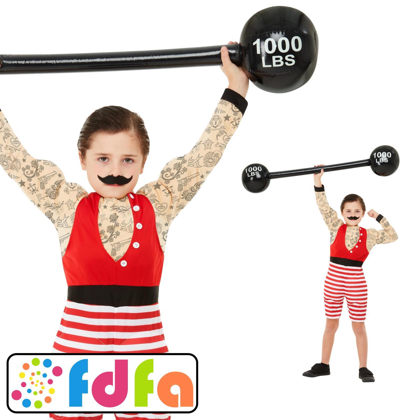 Bodybuilder Costume for Children Weightlifter Circus Strongman ...