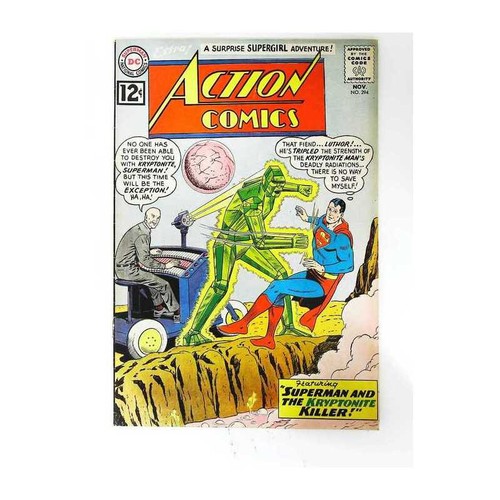 Action Comics #294 - 1938 series DC comics Fine minus Full description ...