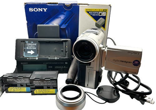 🎦【N.MINT】 SONY DCR-PC100 Camcorder Carl Zeiss Lens NightShot miniDV ...