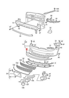 Genuine VW Golf Cabriolet R32 GTI Rabbit Spoiler Primed 5K0807110GRU | eBay