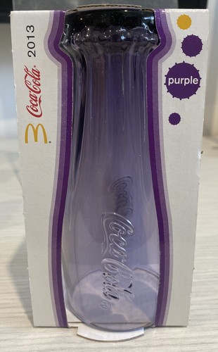 Mcdonald's Coca Cola 2013 Glass Cup Purple Colour Brand New | eBay