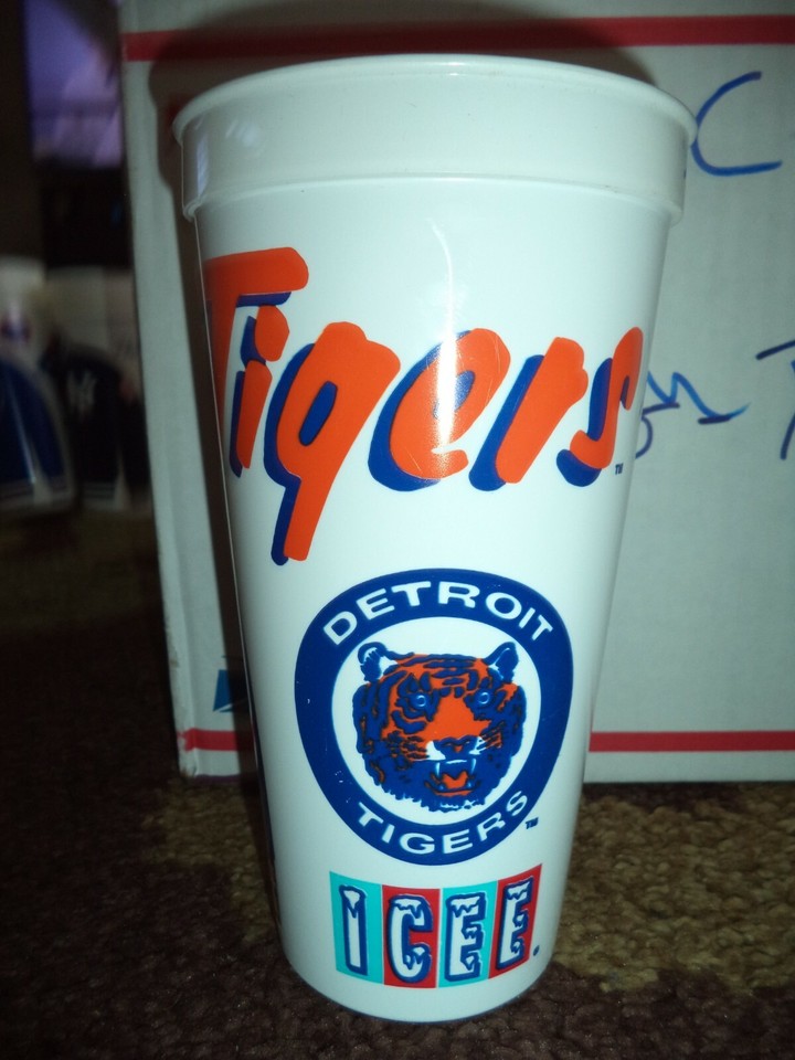 Detroit Tigers Jacket ICEE Plastic Cup | eBay