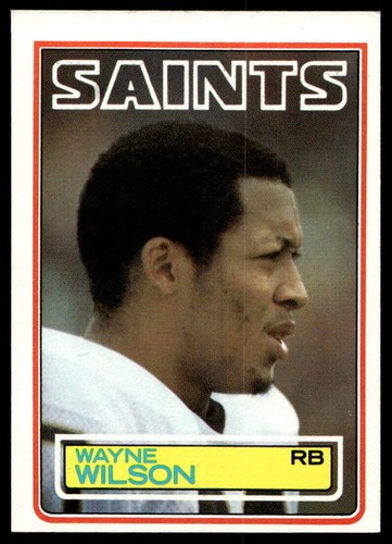 Wayne Wilson 1983 Topps #119 New Orleans Saints Football Card | eBay