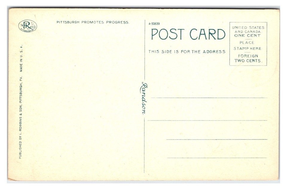 Antique 1920s- Terminal Warehouse - Pittsburgh, Pennsylvania Postcard (UnPosted) | eBay