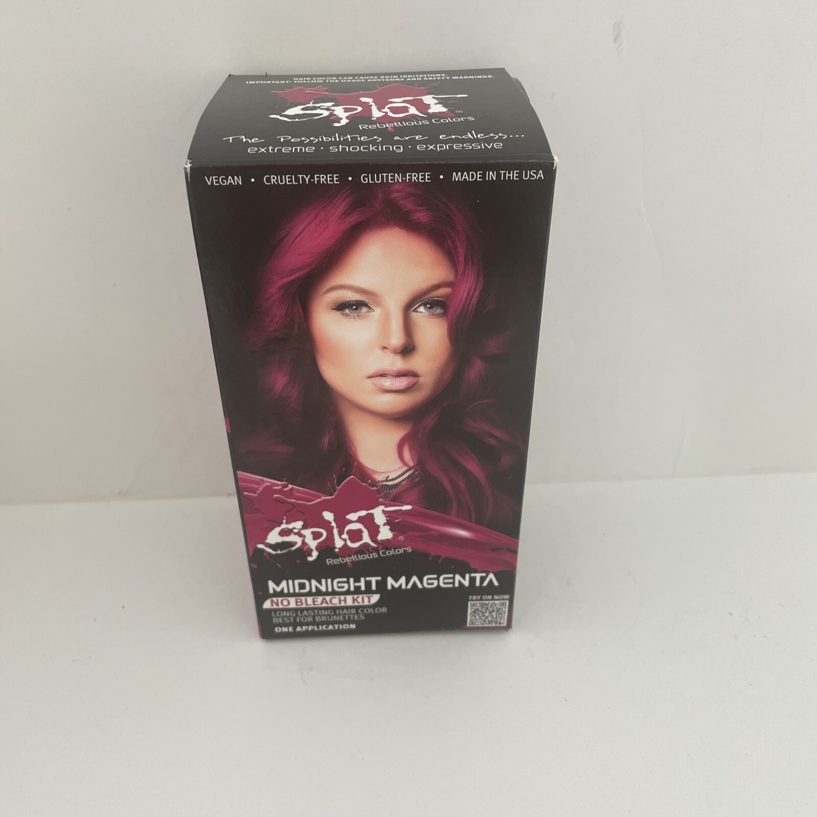 Splat Rebellious Colors Semi-Permanent Hair Dye Midnight Magenta Free ...