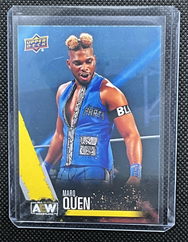 Marq Quen #24 Yellow Parallel AEW First Edition 2021 Upper Deck Trading ...