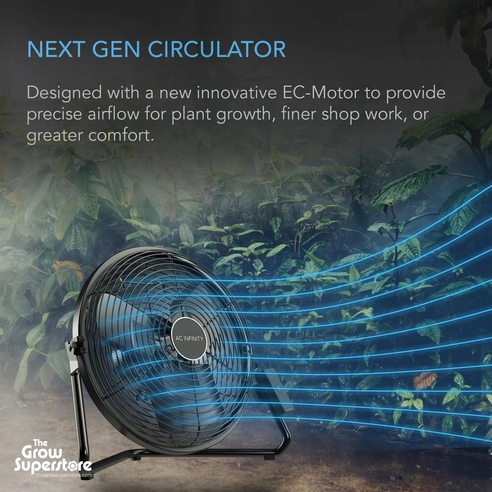 CLOUDLIFT S14 – AC Infinity 14-Inch Floor and Wall Fan with Wireless ...