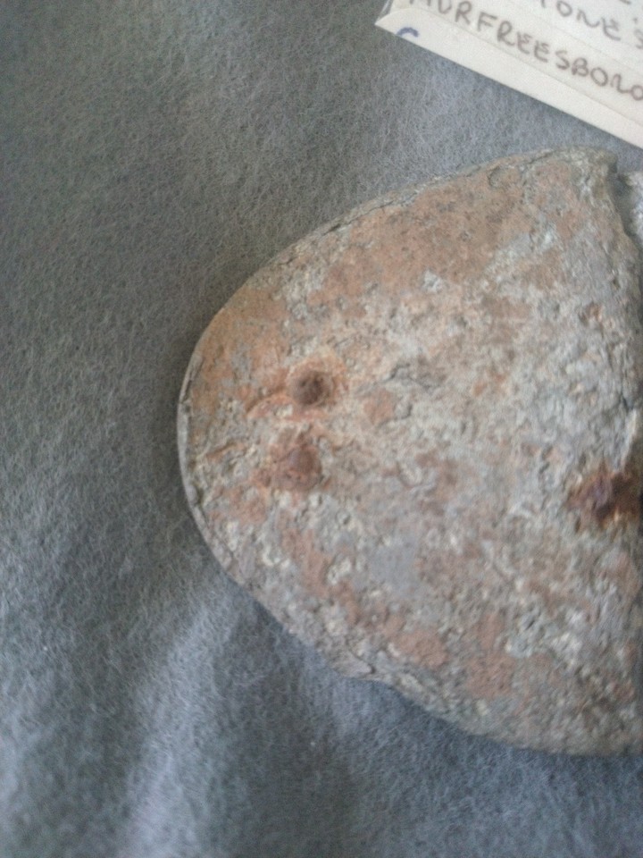 Dug Civil War US Cartridge Box Plate Found At Murfreesboro TN.Stones ...