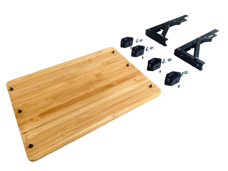 FLEX Stack Pack, Quick Detaching/Folding Bamboo Table | eBay