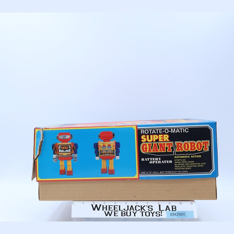 Rotate-O-Matic Super Giant Robot Metal Printed Horikawa Japan 16" NEW MIB | eBay