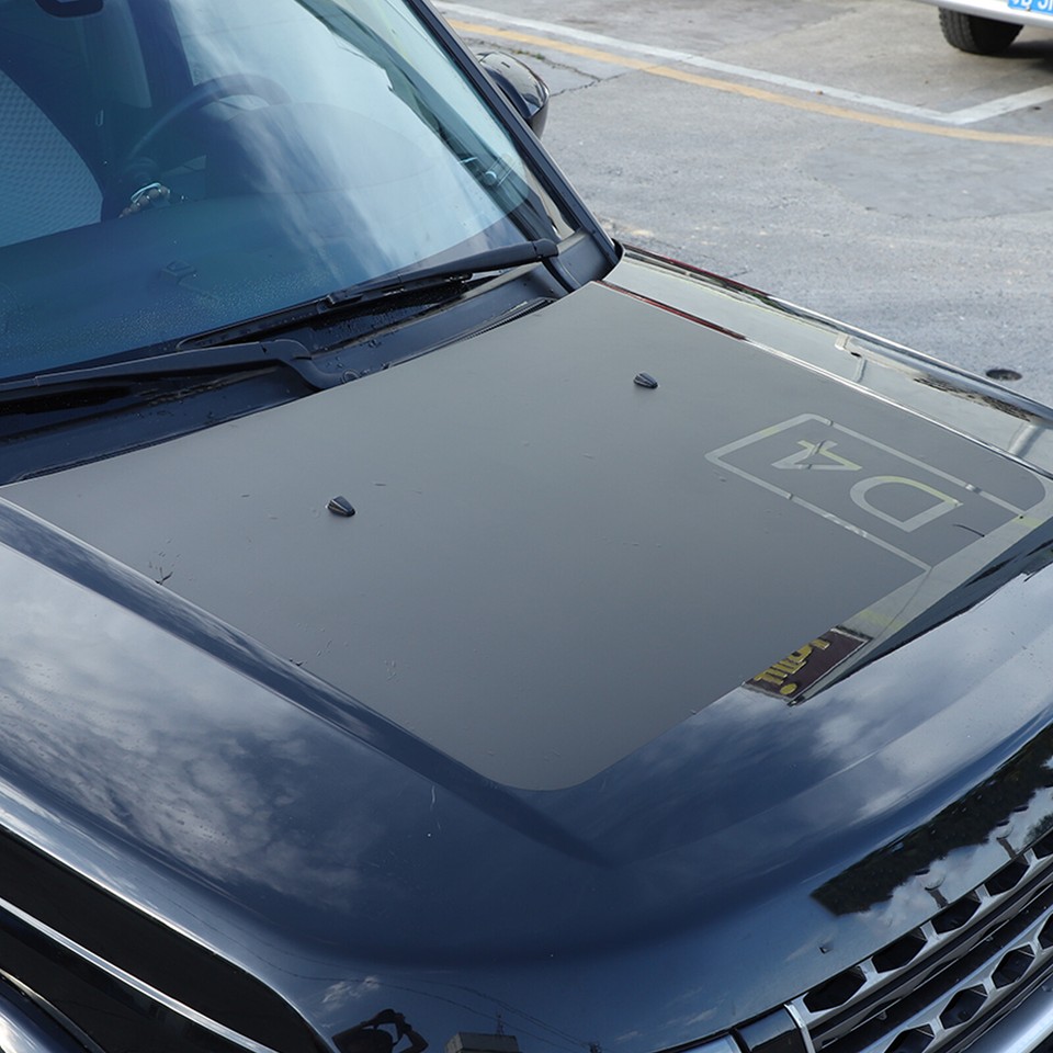 Black Bonnet Decal Fit For Land Rover Discovery 3 & 4| Anti-Glare vinyl ...
